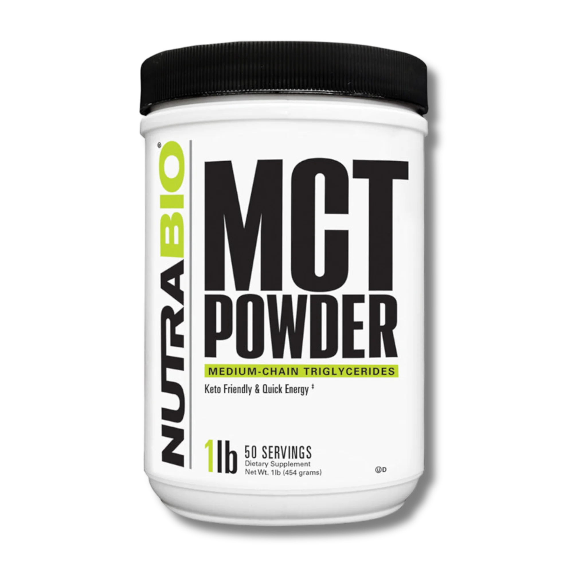 NutraBio MCT Powder – Flex Nutrition